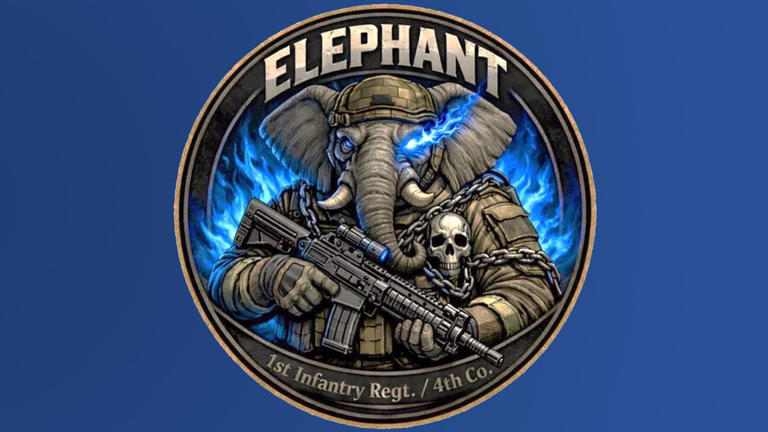 Gun-slinging AI elephant logo scrapped by Japanese military