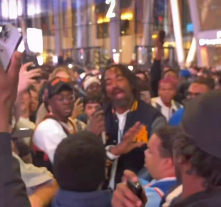 JR Smith knocked down in scary scene with rowdy Knicks fans outside MSG