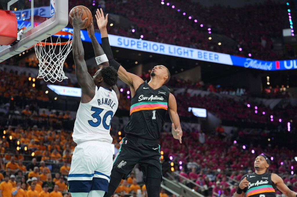 Goaltending: Victor Wembanyama block sequence sparks debate vs Timberwolves