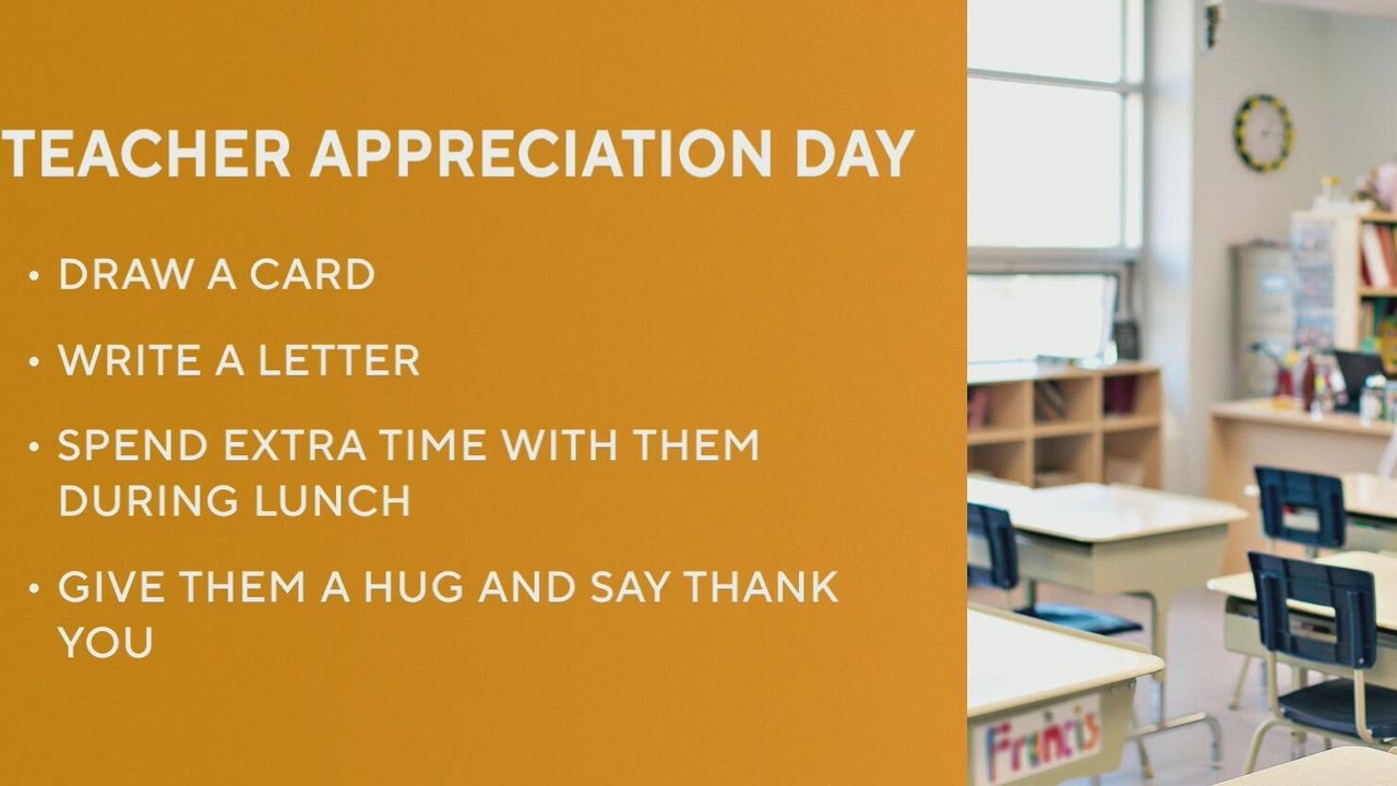 How to show teachers you care on Teacher Appreciation Day