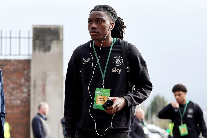 Benfica forward Jaden Umeh included in 21-man Ireland squad