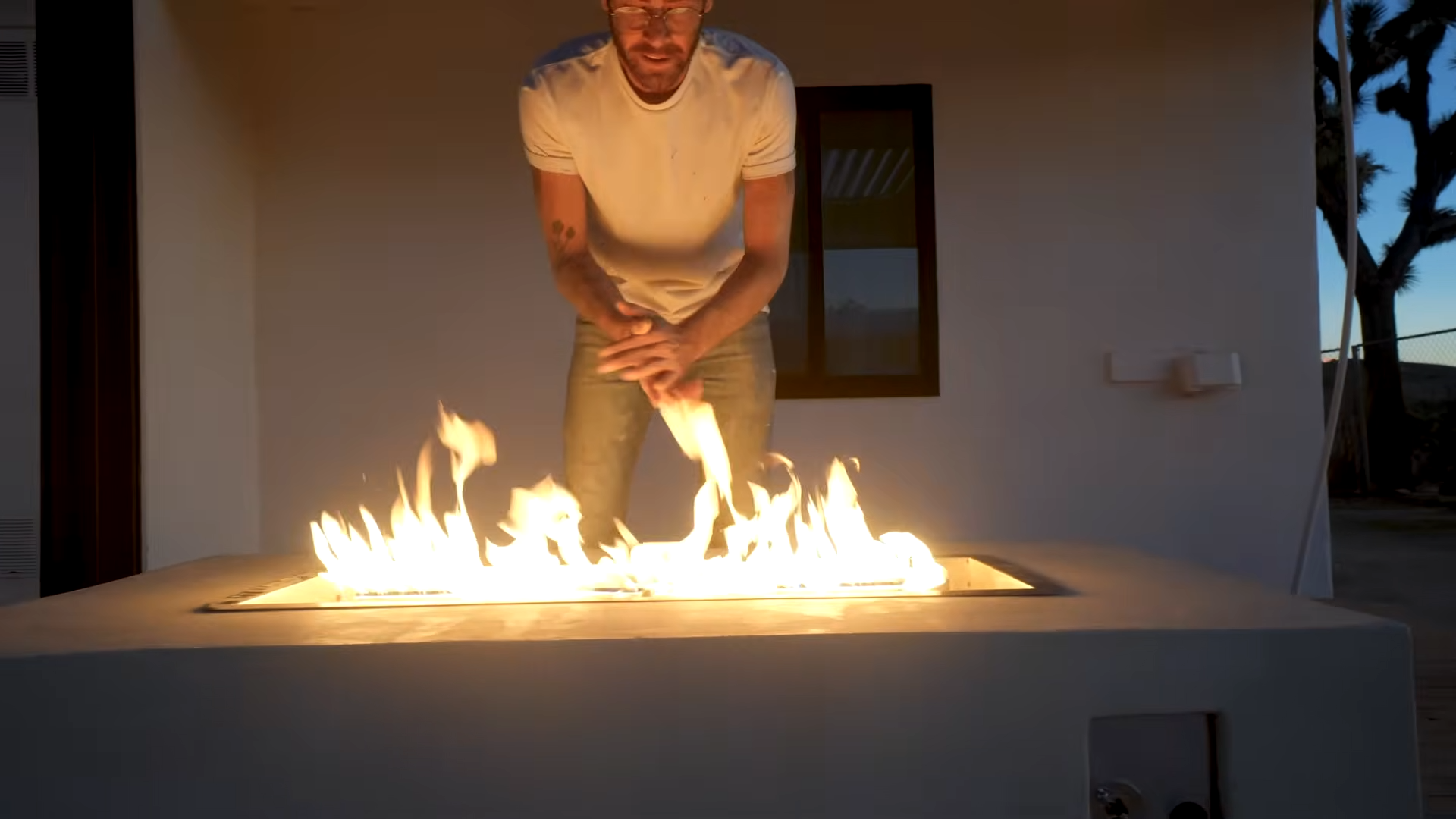 My neighbors saw fire coming from my table
