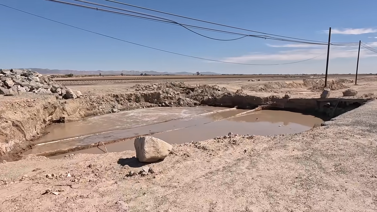 The world’s only moving mud volcano destroying a highway