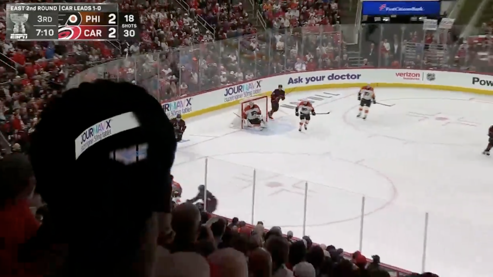 ESPN broadcast hit by wild malfunction