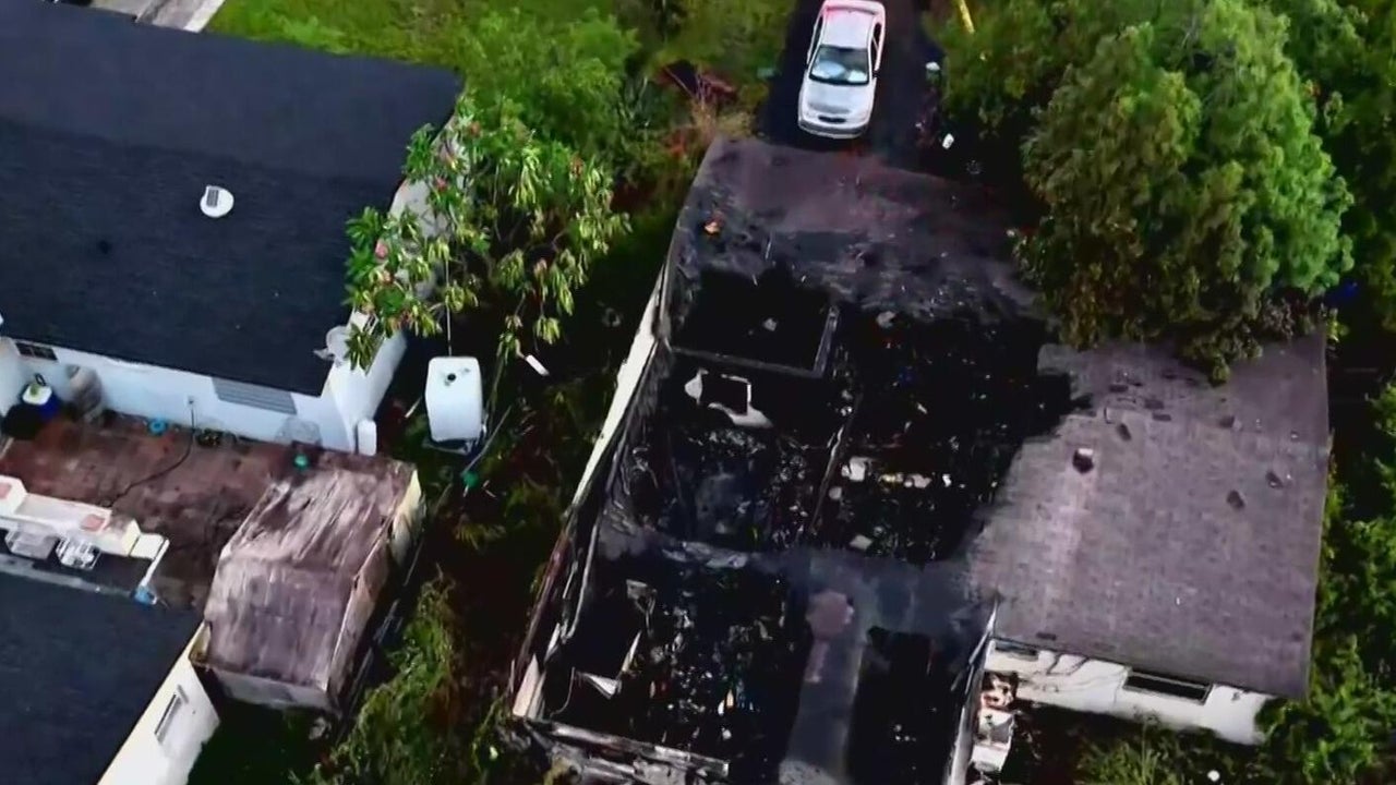 Investigation launched after massive fire tears through Hollywood home