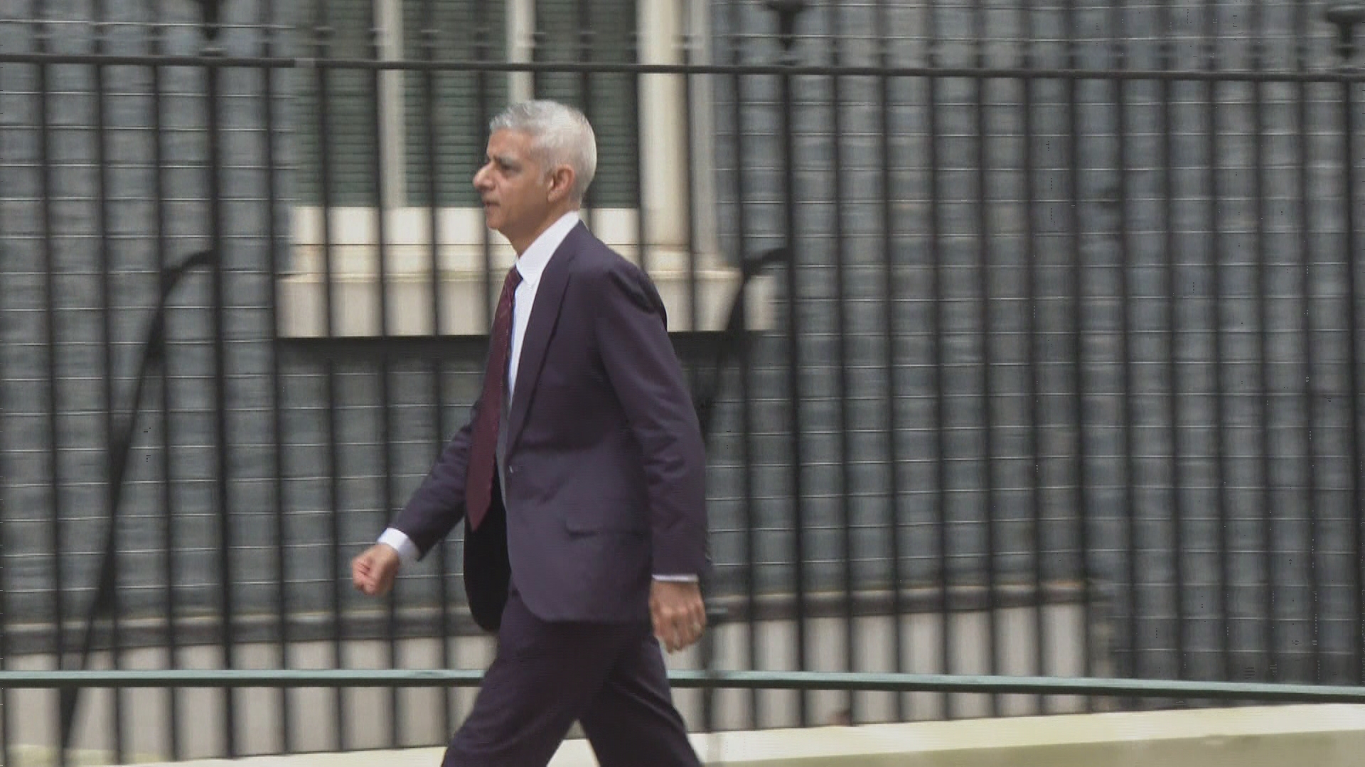 Sadiq Khan arrives at Downing Street