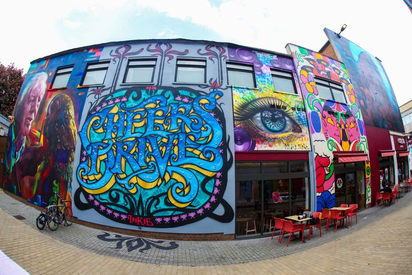 Five street art murals unveiled near Cabot Circus ahead of Upfest
