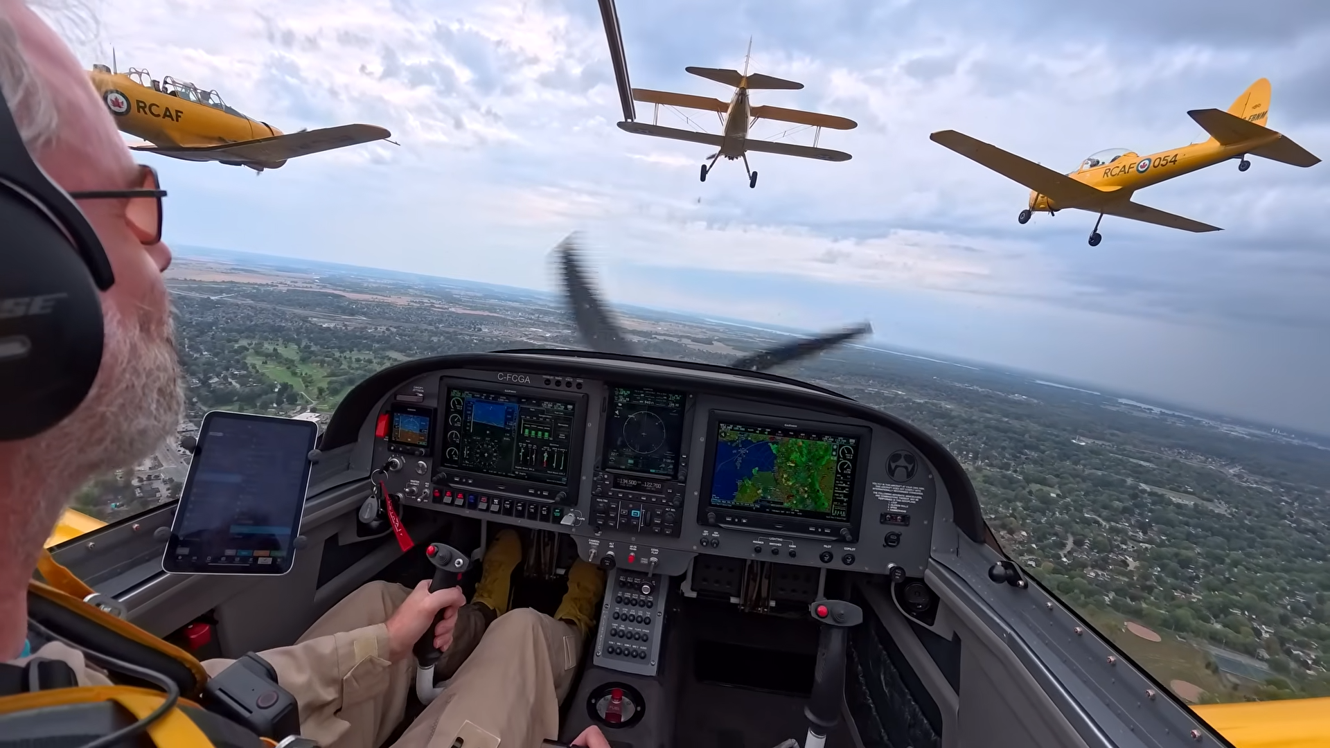 Why pilots choose yellow for maximum visibility - no blind spots