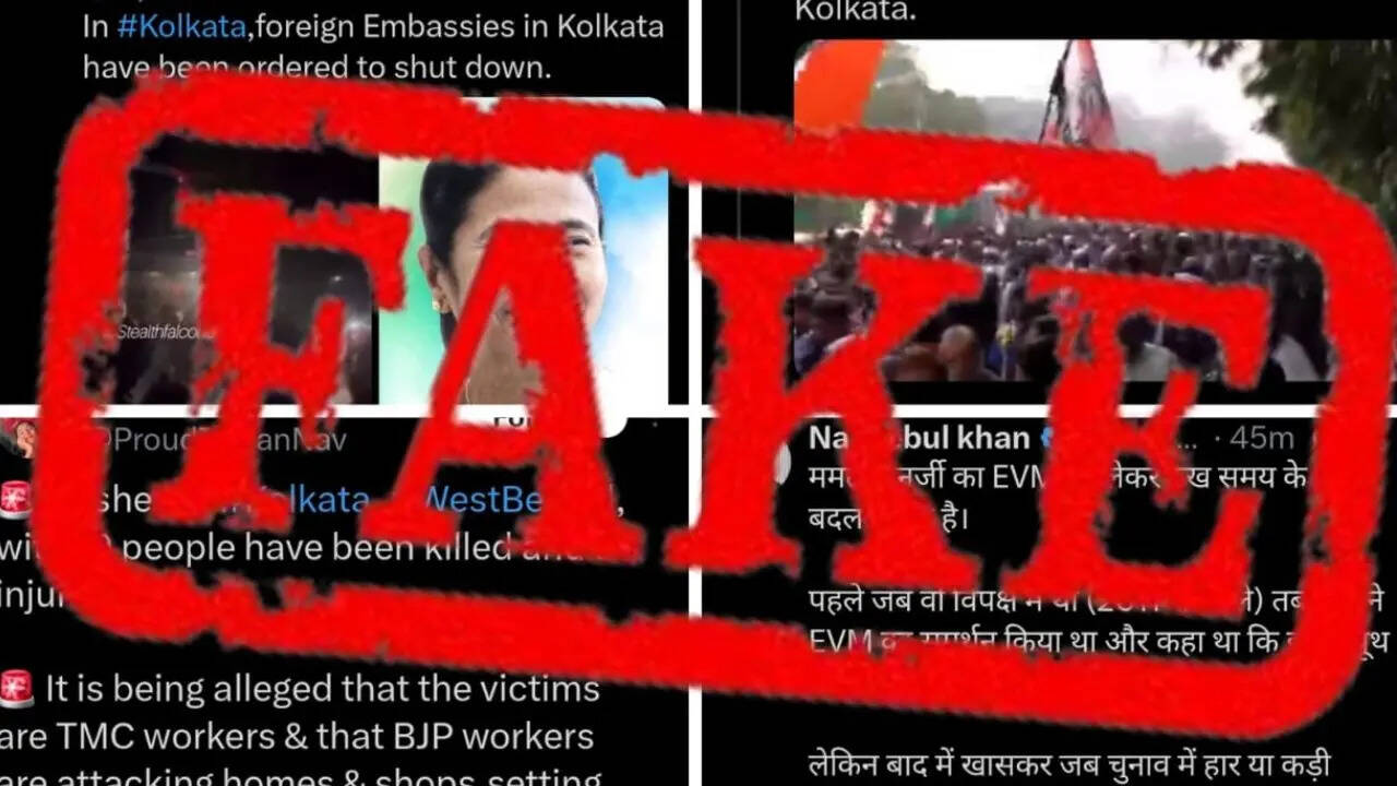 Kolkata police fact-check viral claims of army deployment, foreign ...