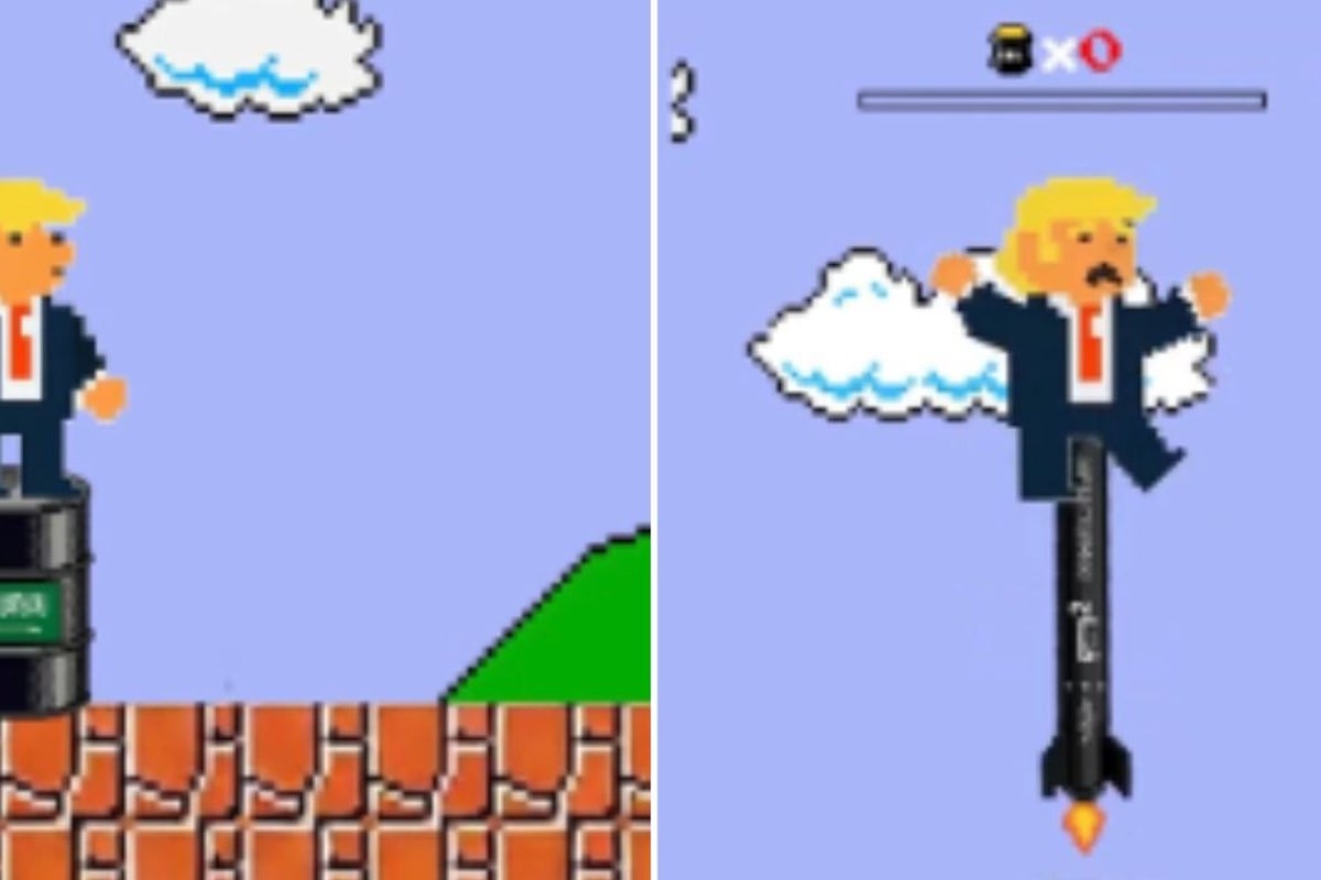 Iran propaganda video depicts Trump in Super Mario