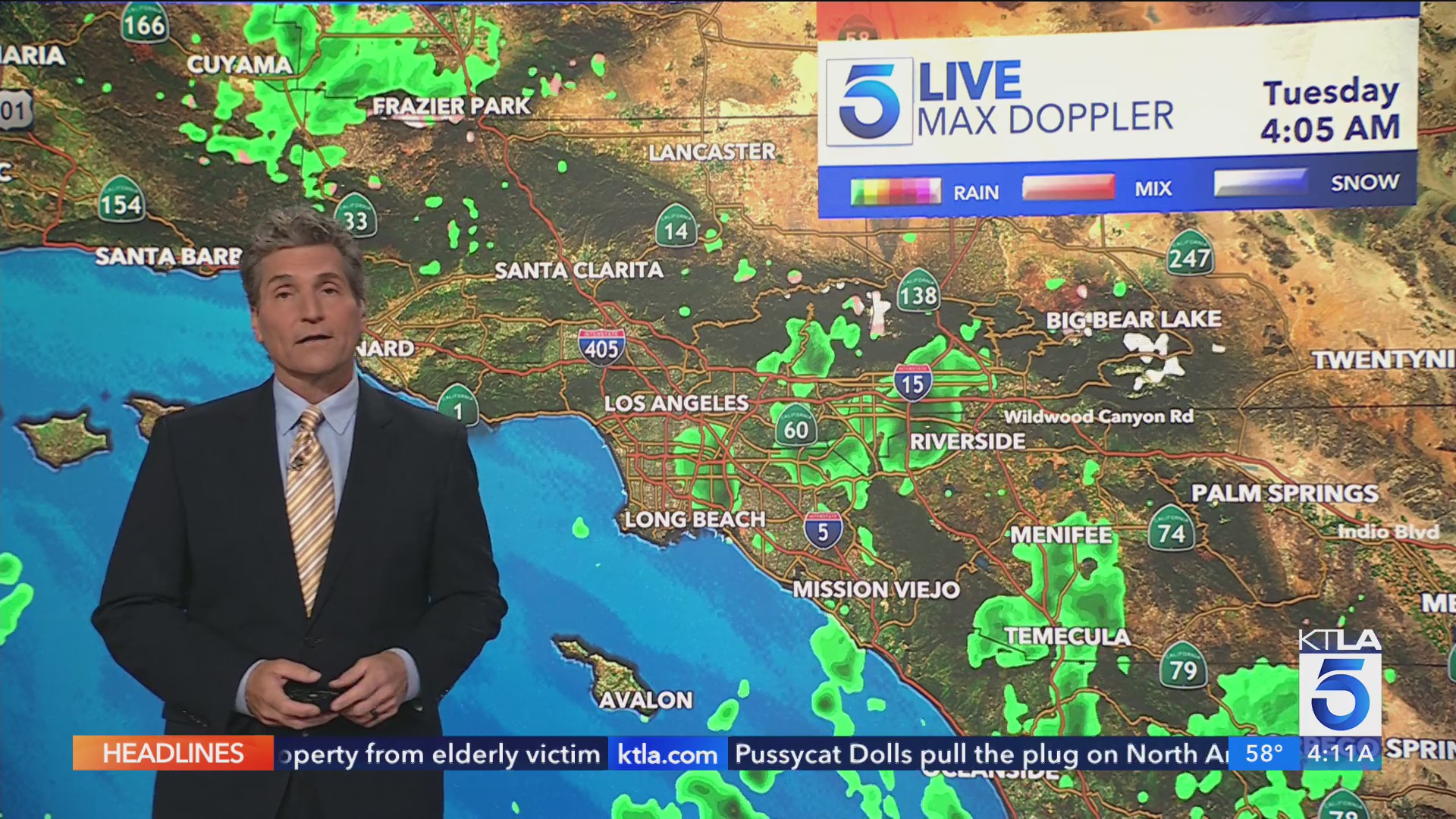 Storm brings overnight showers to SoCal, cool and cloudy conditions to ...