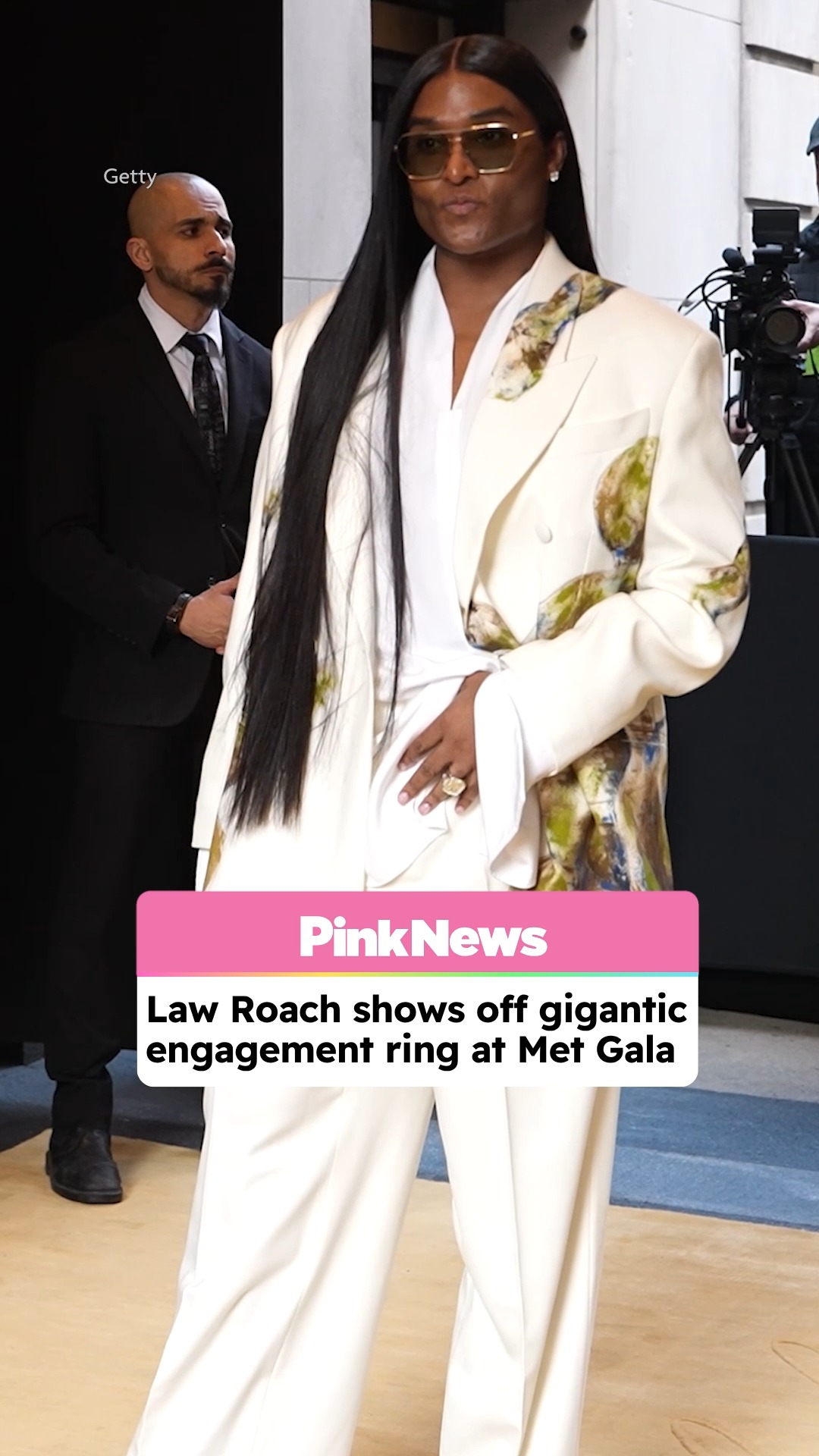 Law Roach flashes blinding engagement ring at Met Gala, keeps fiancé's ...
