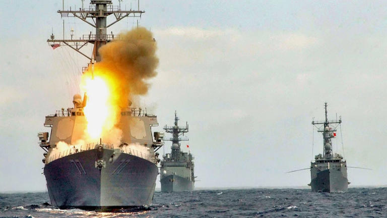 Spruance-class destroyers launched 112 of the 288 Tomahawks fired in ...