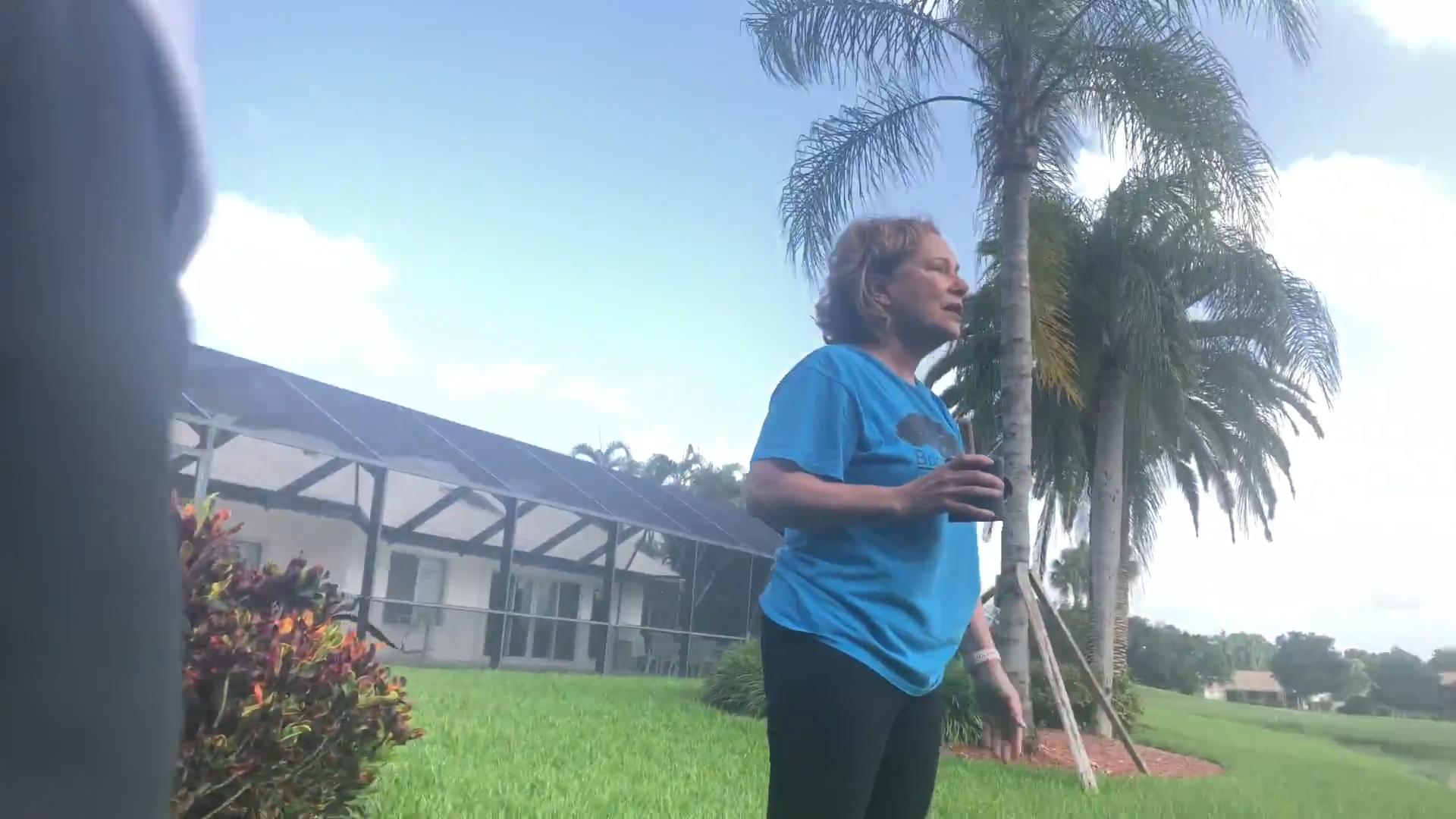 The spooky woman kept following them until she got aggressive (caught ...