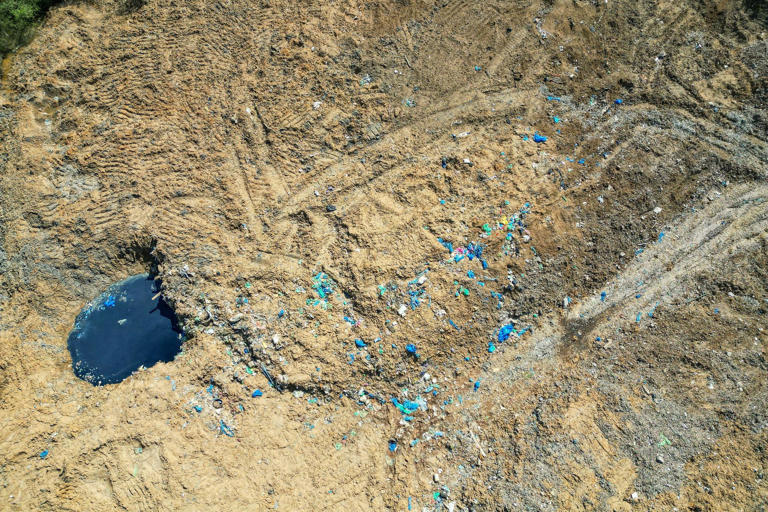 Aerial images show true scale of horror at protected site near Rugby ...