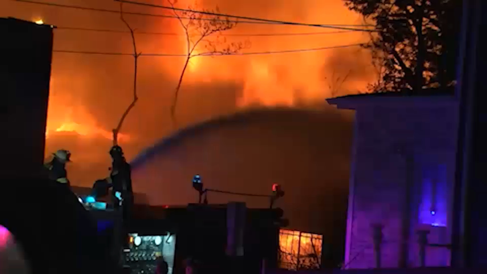 Schools remain closed in Belleville, NJ as massive warehouse fire smolders