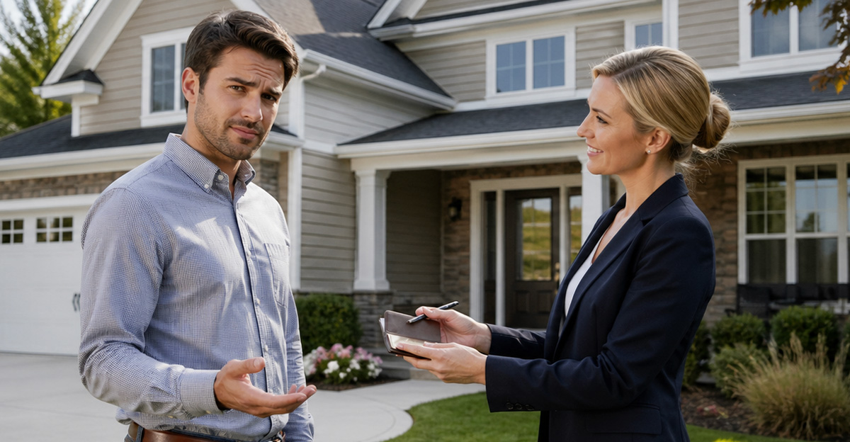 My real estate agent helped me close the sale of my house. She usually ...