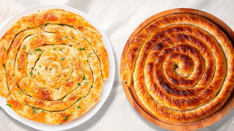What makes Bulgarian banitsa different from burek