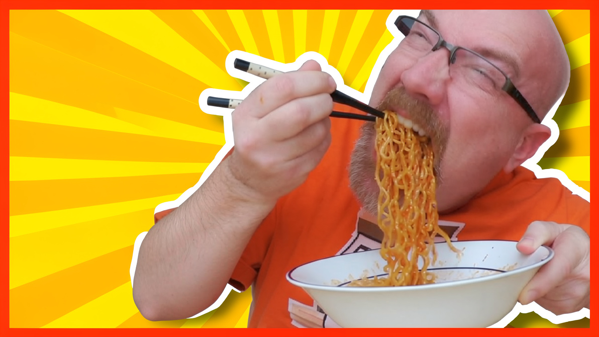 Korean fire noodles challenge!