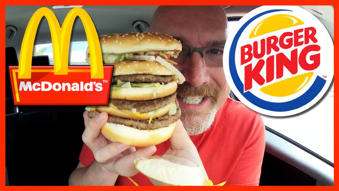 McWhopper Mac combo meal review and challenge - FreakEating & Spraymucus