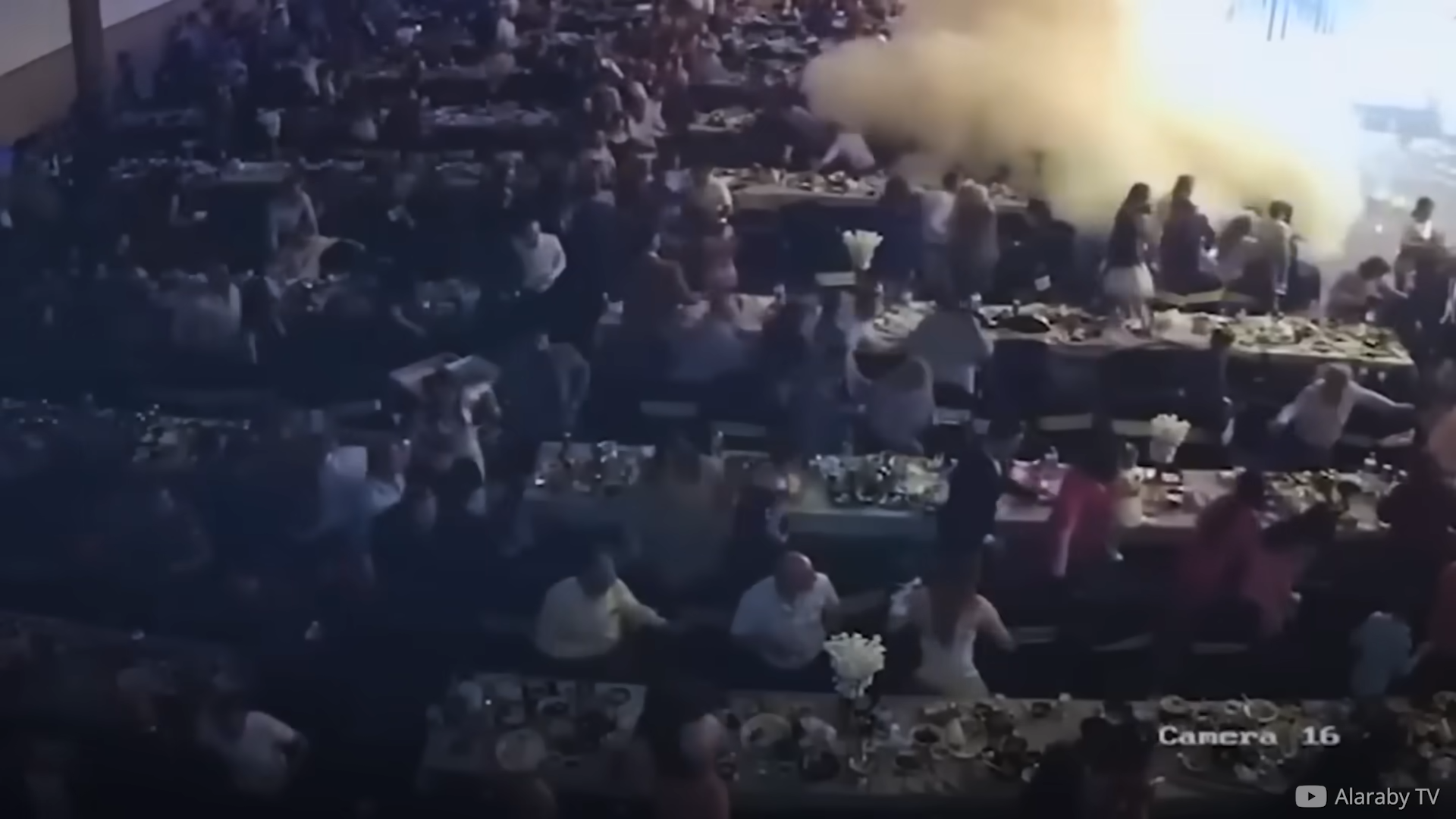 The wedding was perfect… then the ceiling exploded into flames