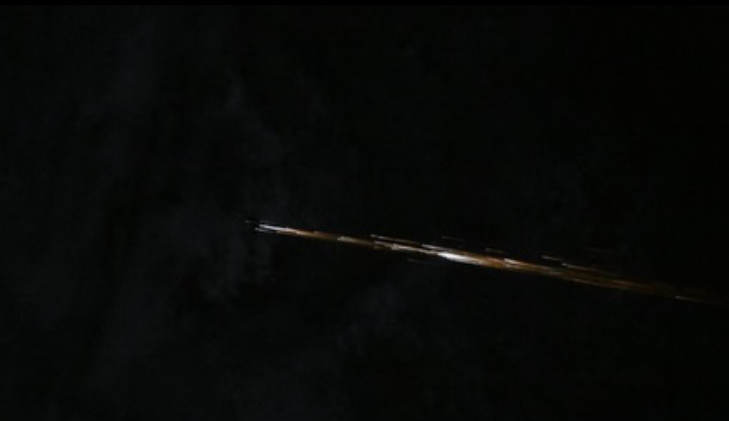 NASA astronaut spots fiery debris from ISS. 'Quite a light show!'