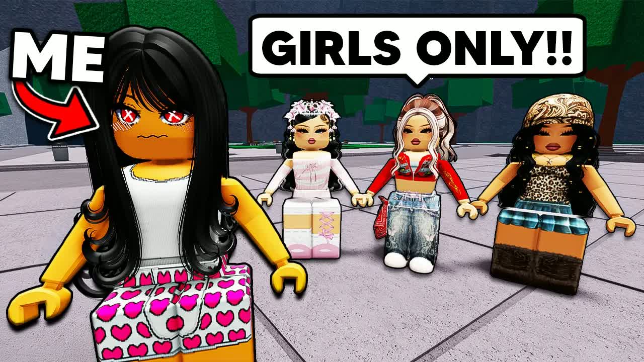 I snuck into a girls only server in the Strongest Battlegrounds!