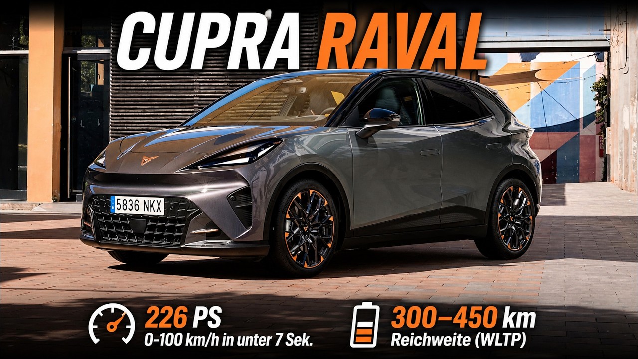 2026 Cupra Raval VZ in Plasma Iridescent mit 226 PS im Check