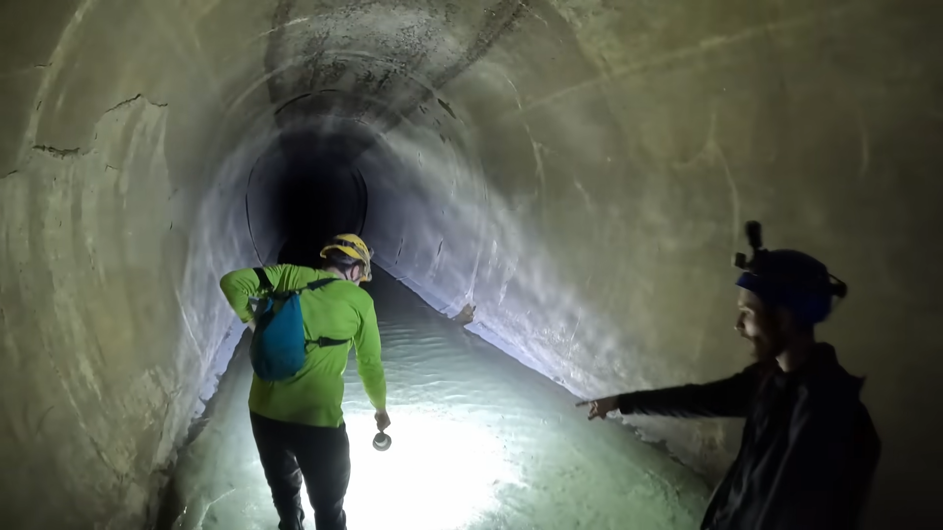 They found a knife in the drain - then the tunnel led under the stadium