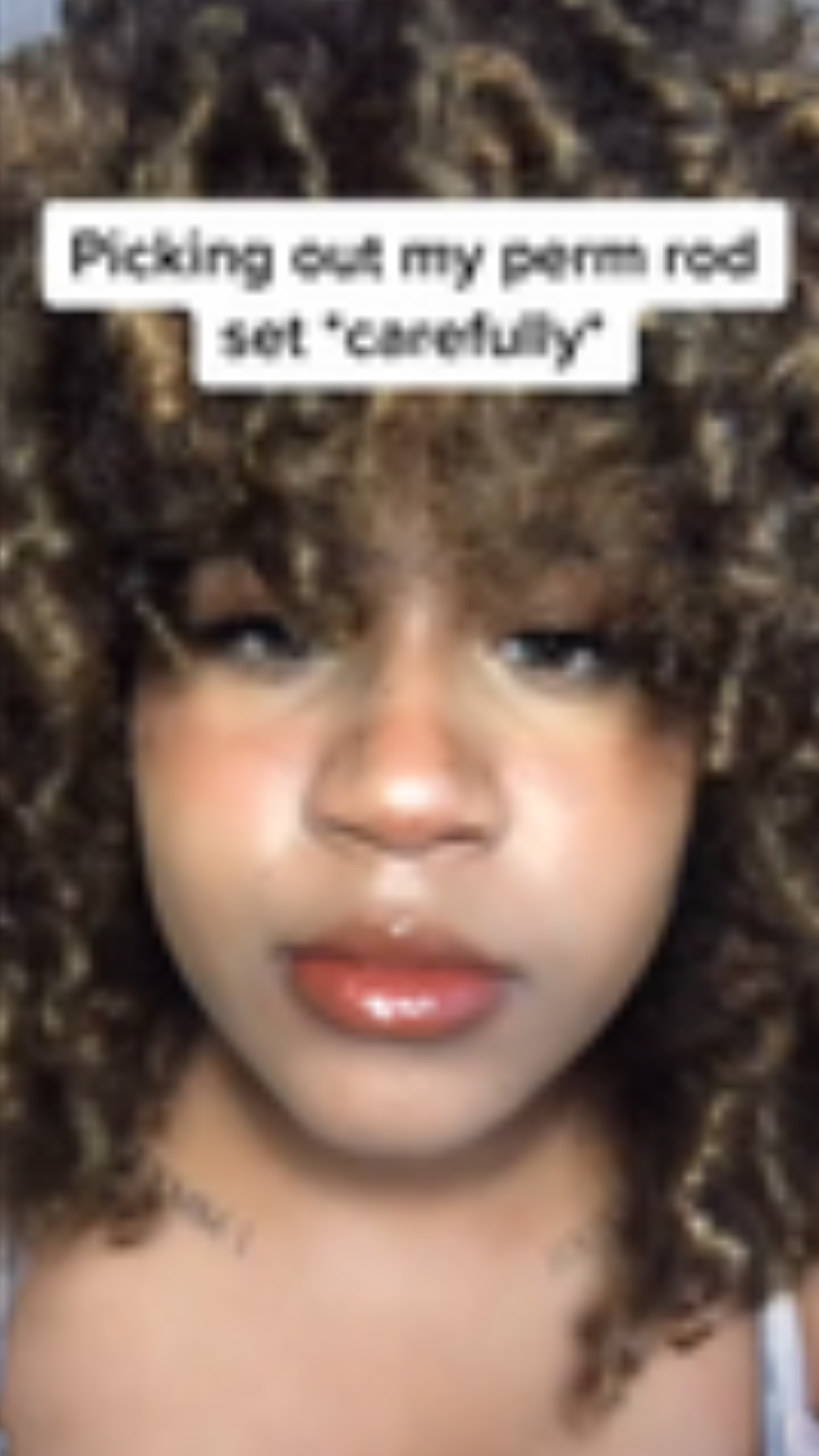 Adding volume to three day old perm rod set