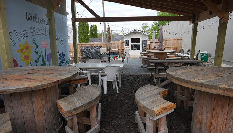 Discover art, drink coffee and hang at the Back Yard in Collins