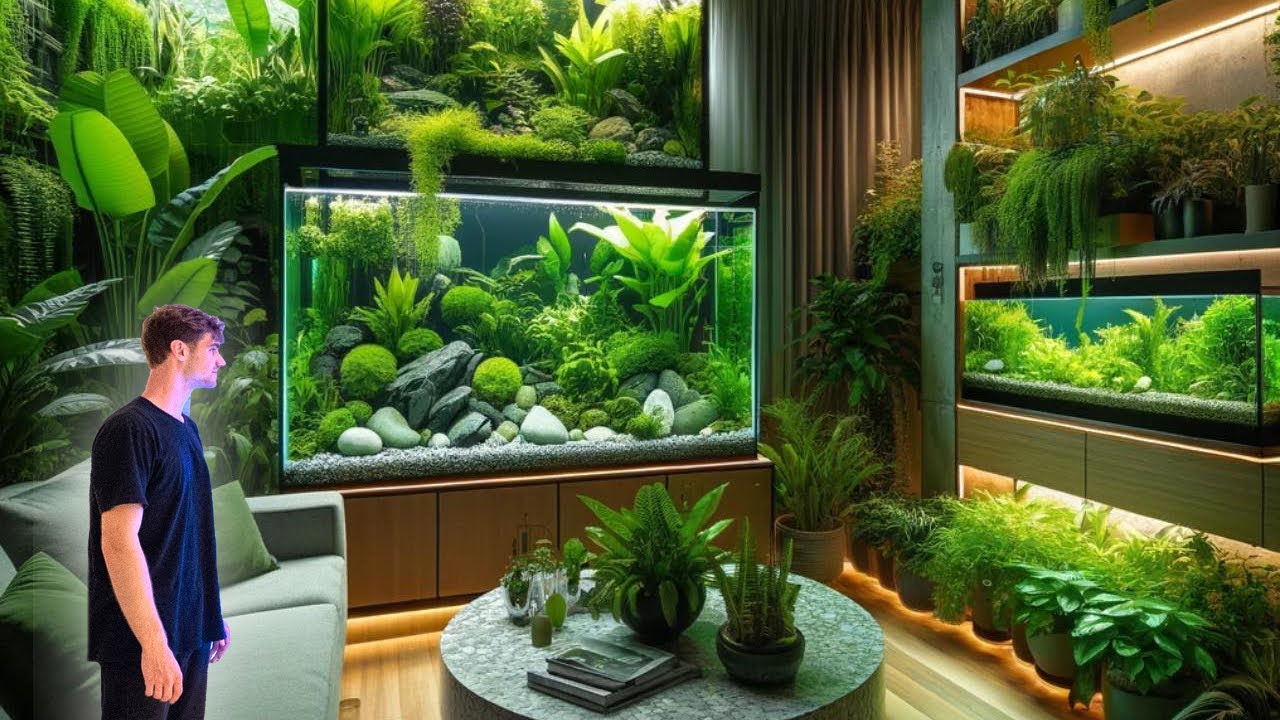 Amazing ecosystem fish room! [Tour]