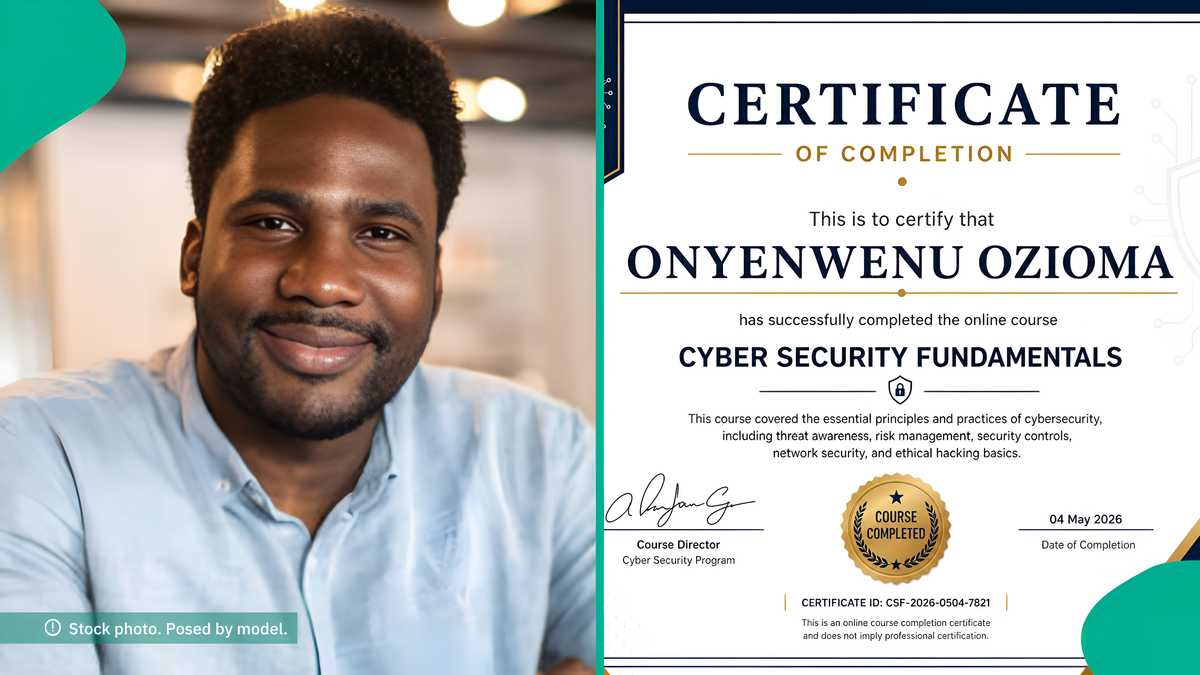 Man's post trends as he displays certificate he was given after ...