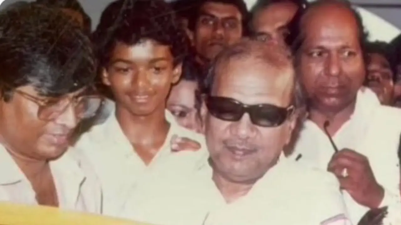 Ram Gopal Varma drops throwback pic of young Vijay with M Karunanidhi