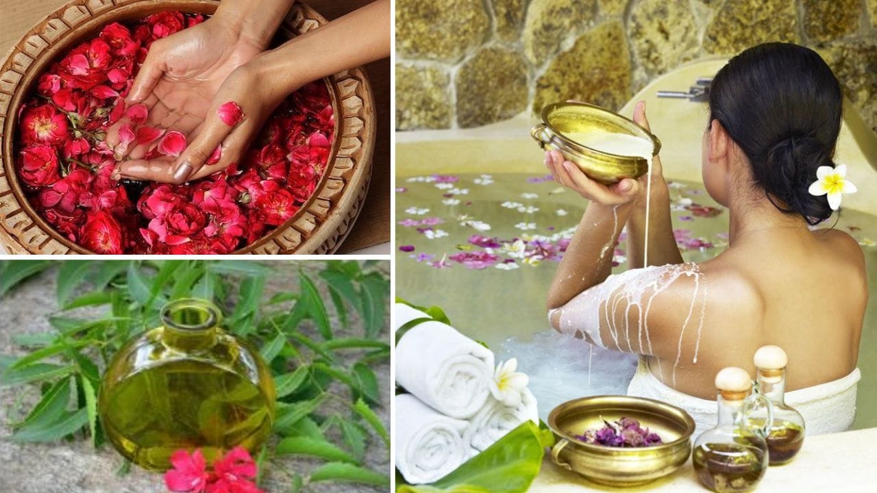 Ayurvedic bath rituals to beat summer heat with herbal cooling methods