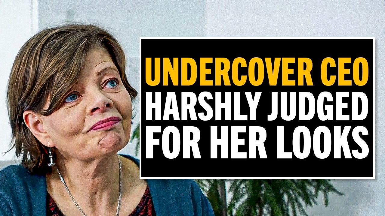 Undercover CEO harshly judged for her looks in the office