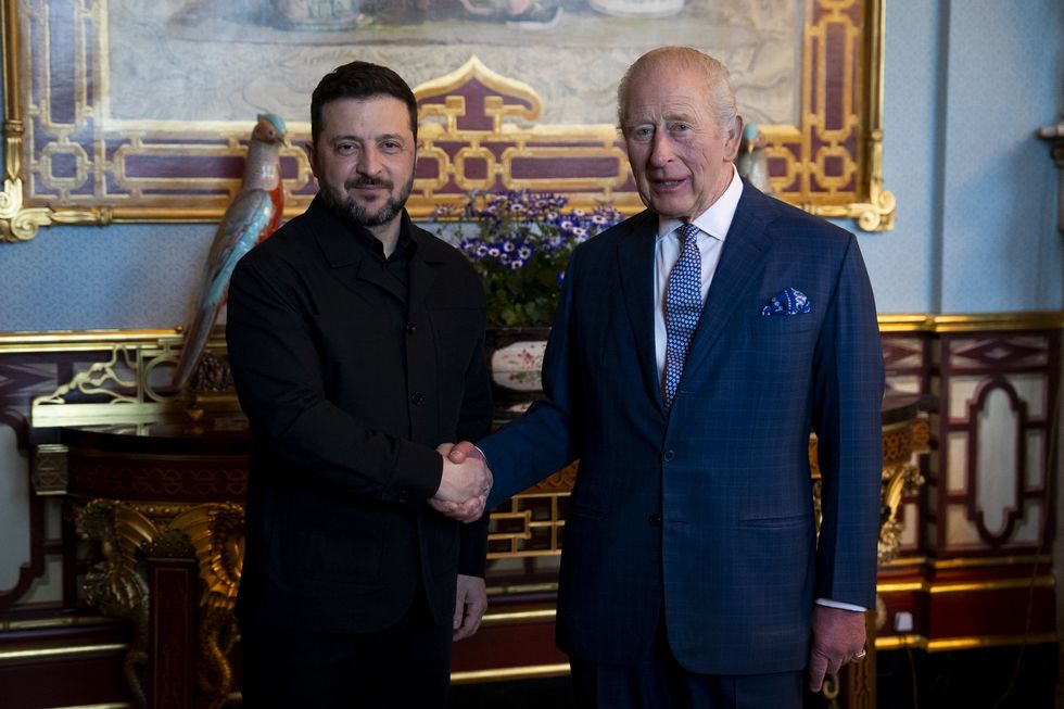 Volodymyr Zelensky issues message to King Charles after monarch's ...