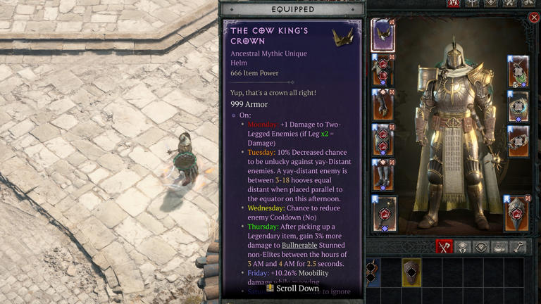 Diablo 4 cow level discovery rewards players with the Cow King's Crown ...