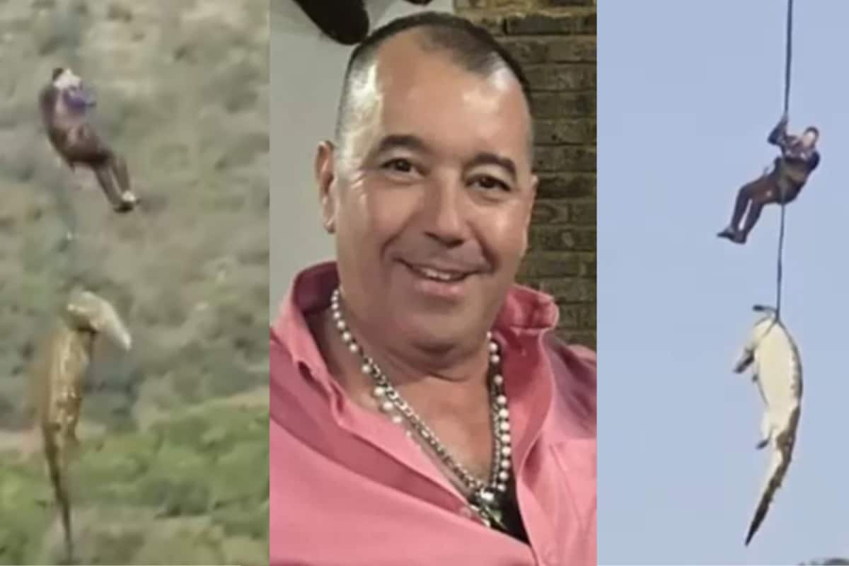 15-foot crocodile airlifted after eating missing businessman? Viral ...