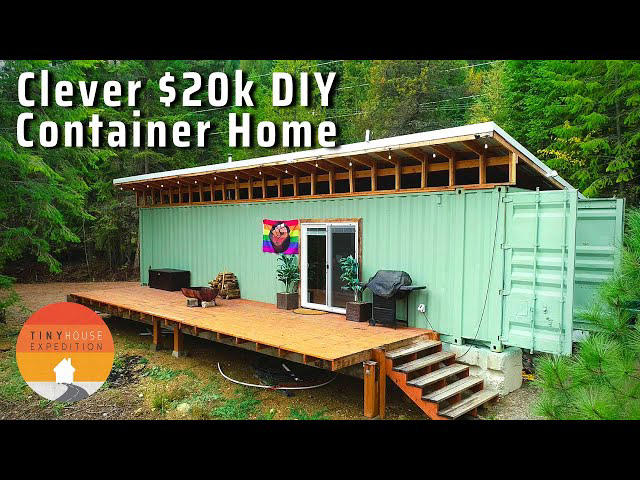 This 45-foot shipping container home cost under $20K—and the view is ...