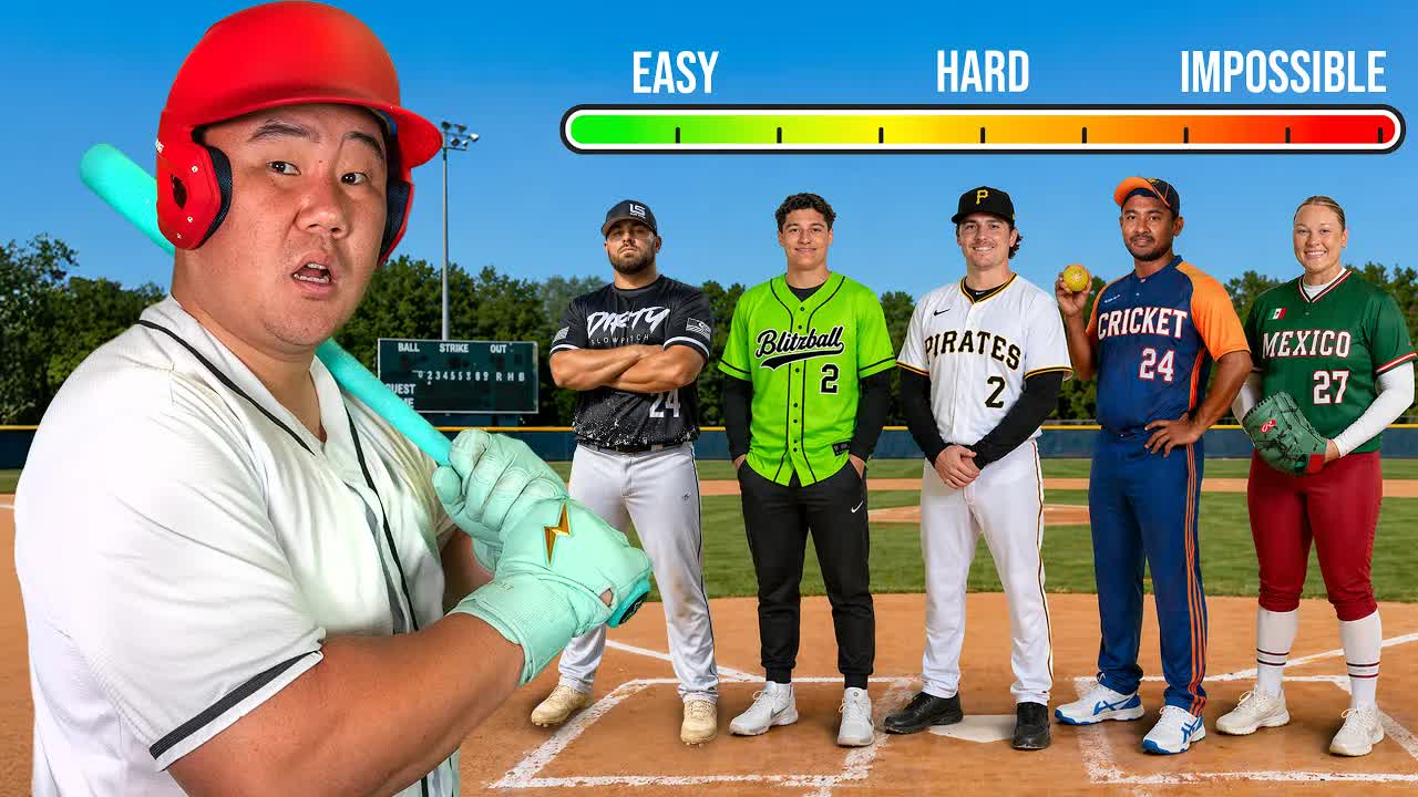 I tried hitting the hardest pitch in every sport
