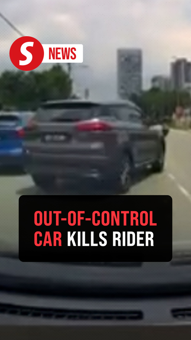 Motorcyclist killed after out-of-control car hits him in PJ