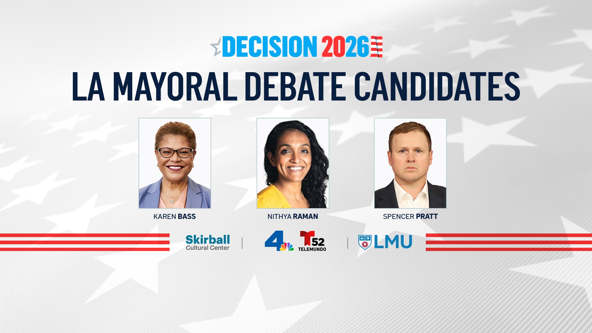 Candidates for LA mayor, California governor to meet in debate double ...