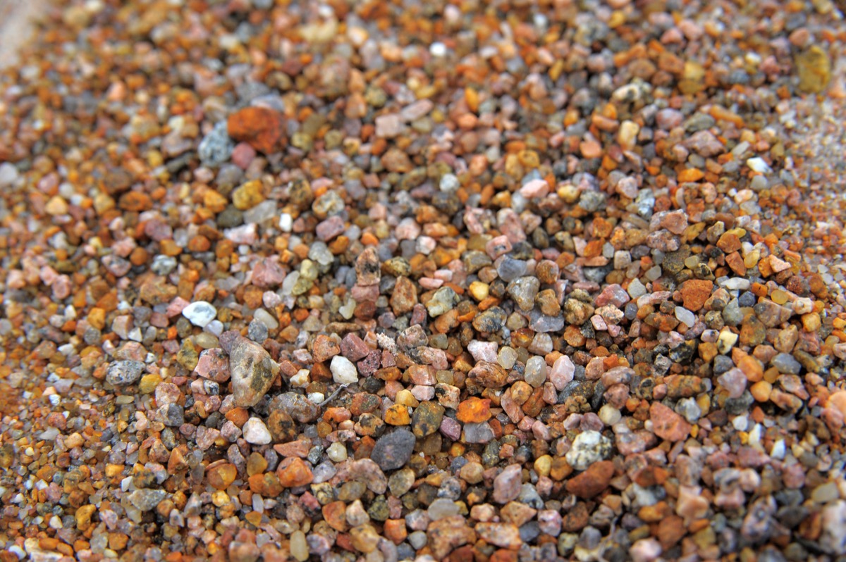 Magnified sand reveals the hidden beauty of individual grains