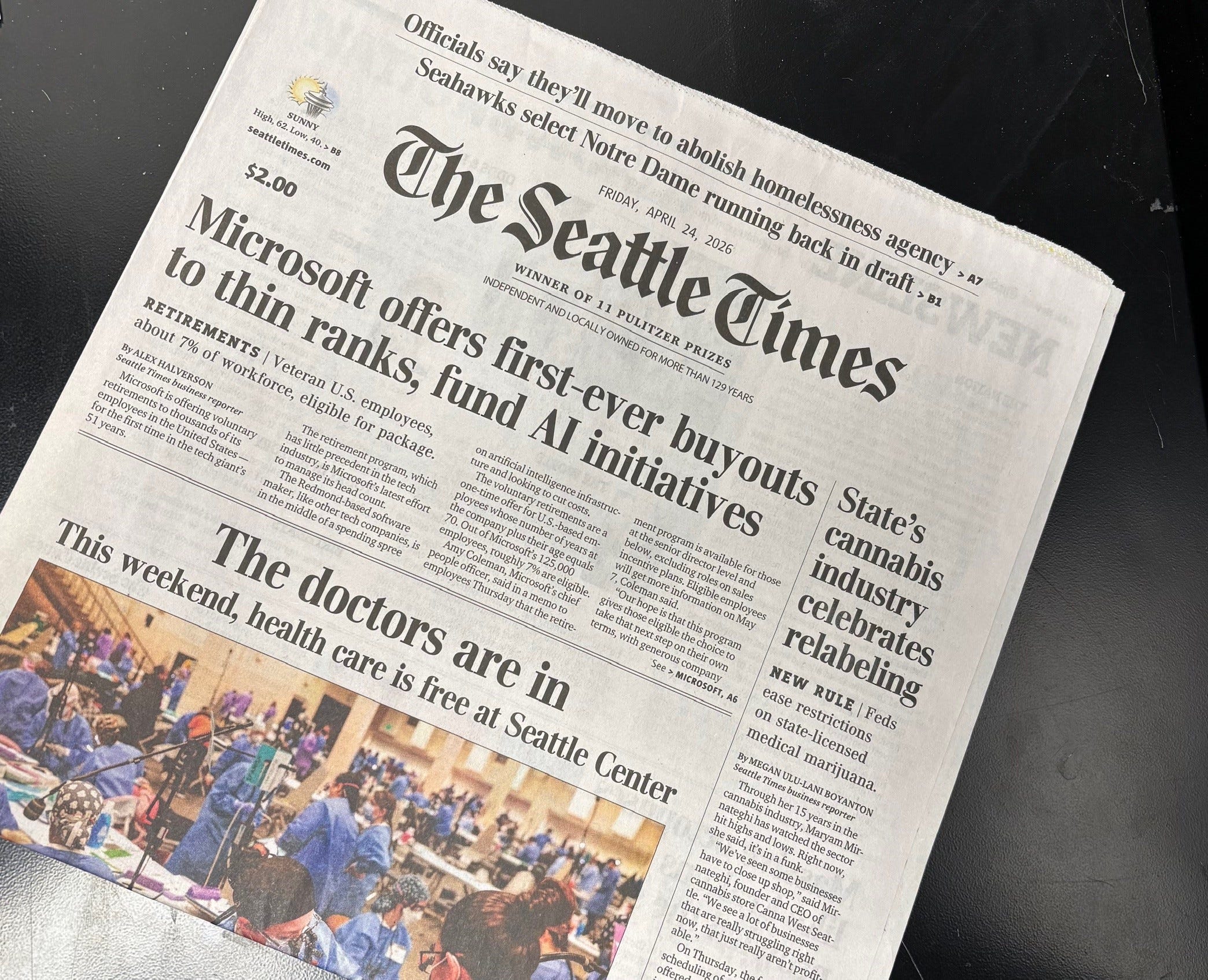 Pulitzer Prize's finalists includes coverage of massive WA flooding