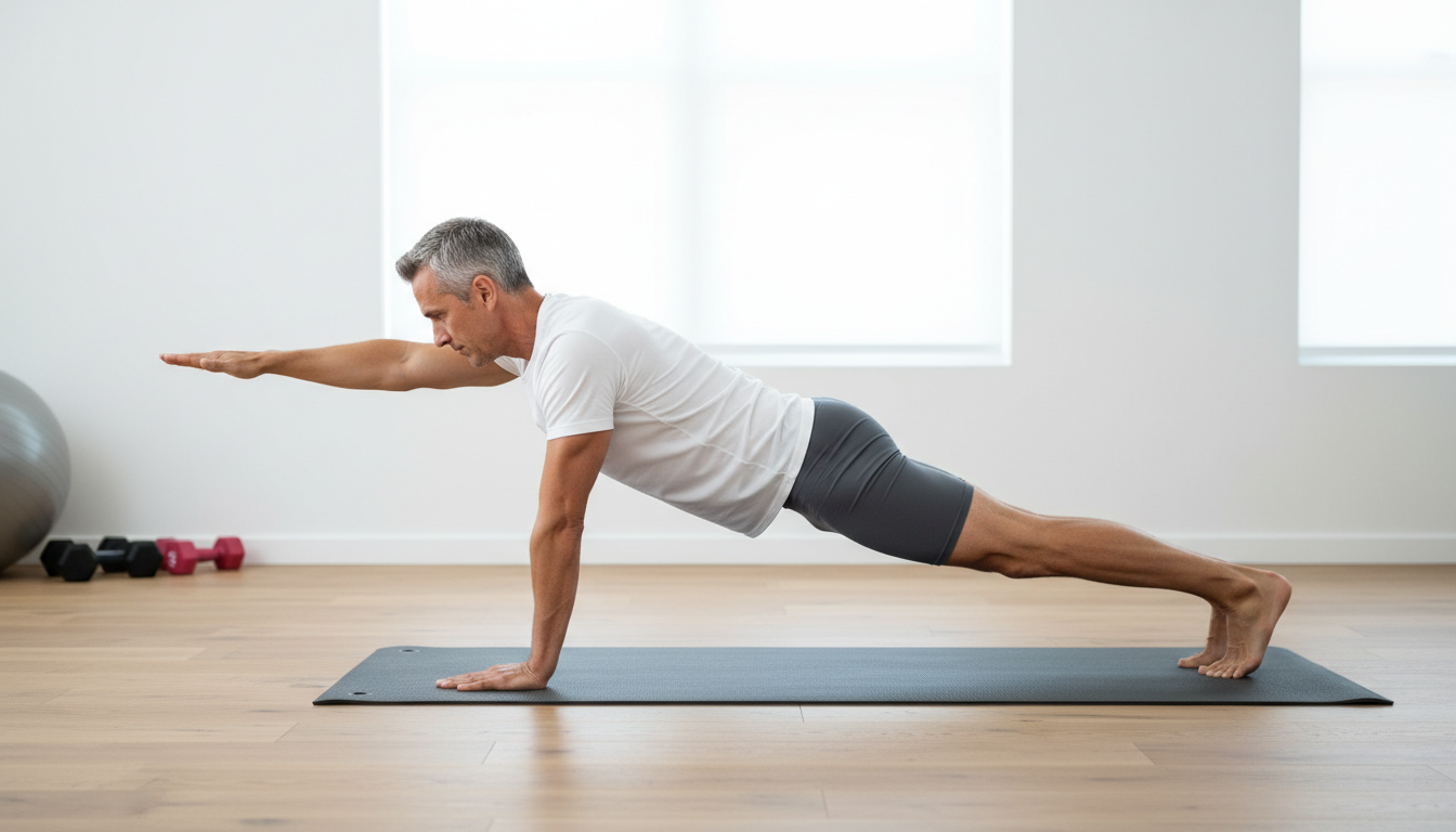 Morning core power 7 moves for strength after fifty