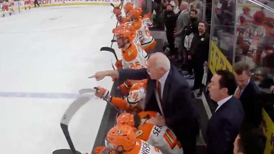 Ducks coach seethes over controversial no-call that favored Golden ...