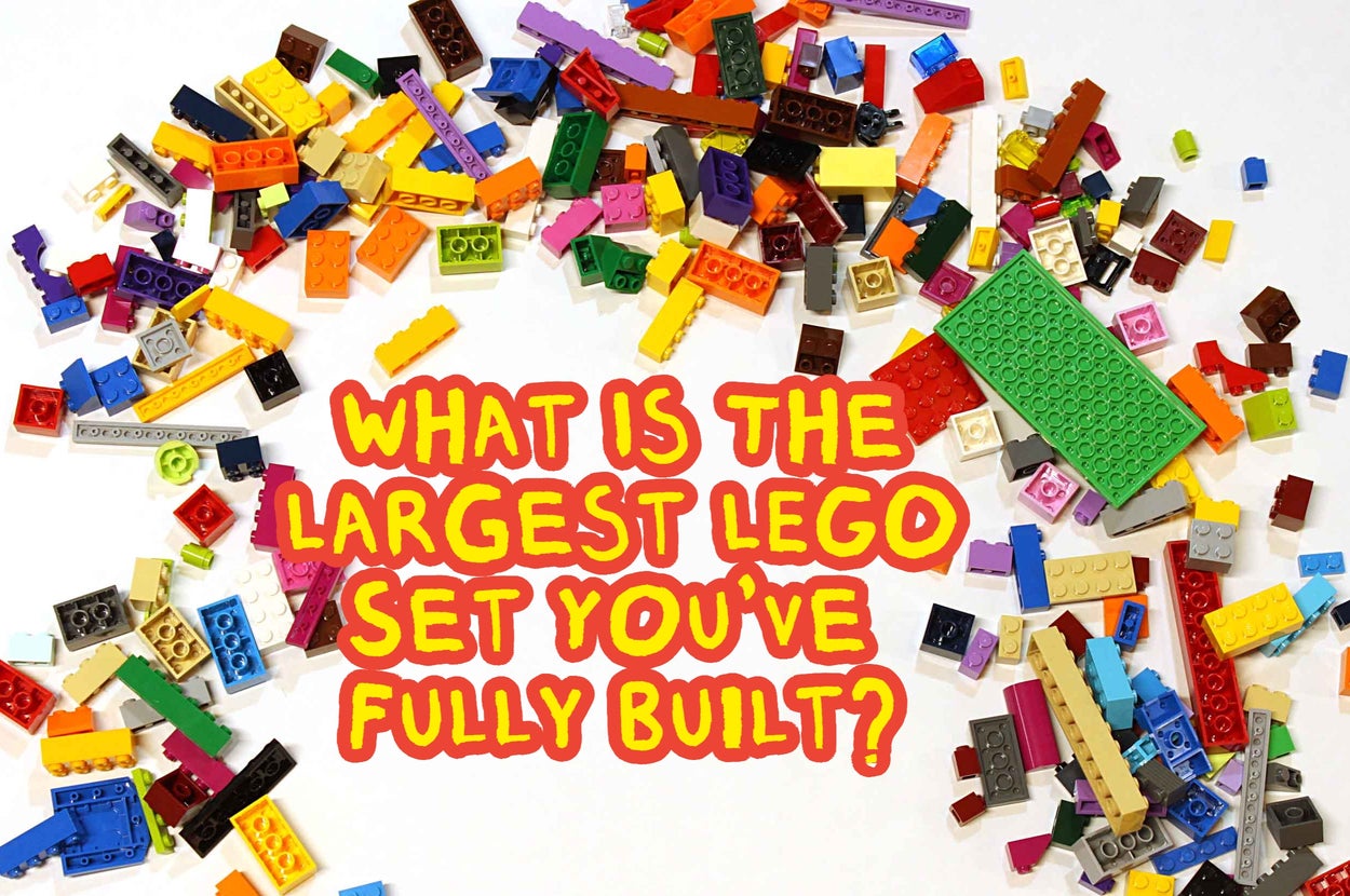 What is the largest LEGO set you've fully built?