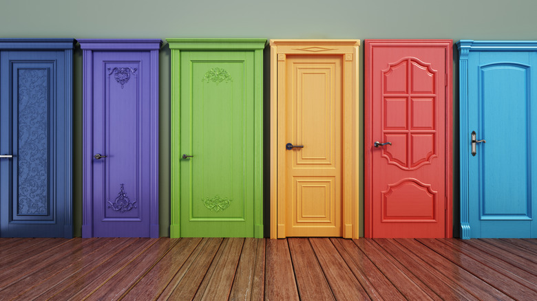 Upgrade interior doors from plain to picturesque with a low-cost DIY