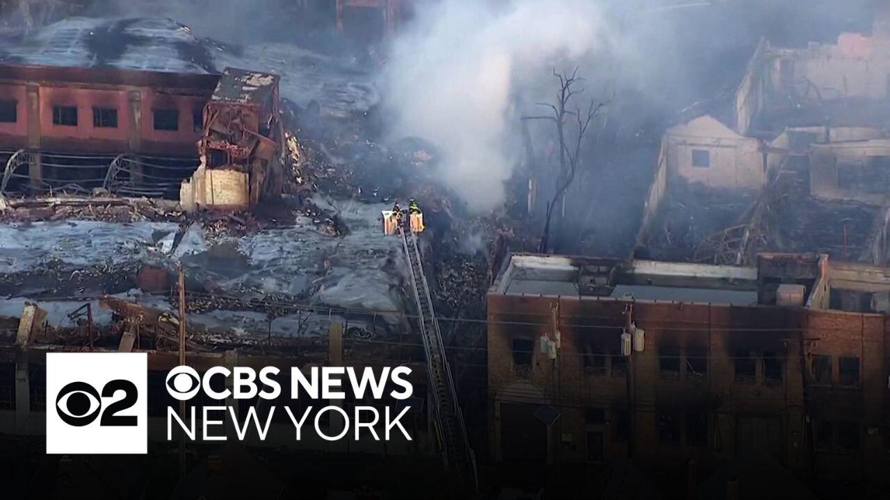 Belleville, NJ still smoldering after massive weekend fire